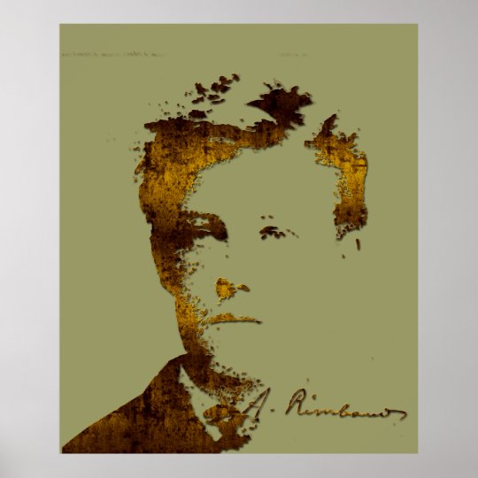 Poster Rimbaud | Zazzle.fr