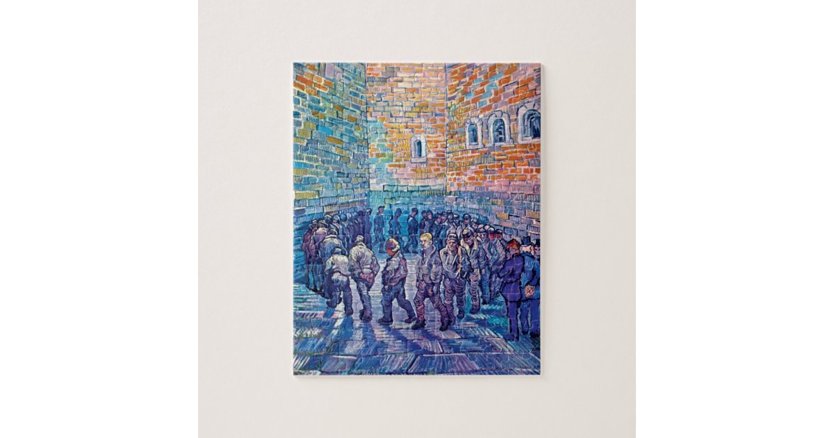 Puzzle Vincent Van Gogh - Prisonniers Marchant Le Tour | Zazzle.fr