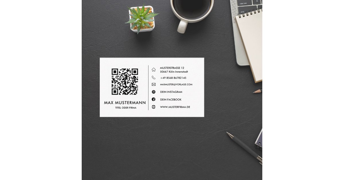 QR Code Carte de visite | Zazzle.fr