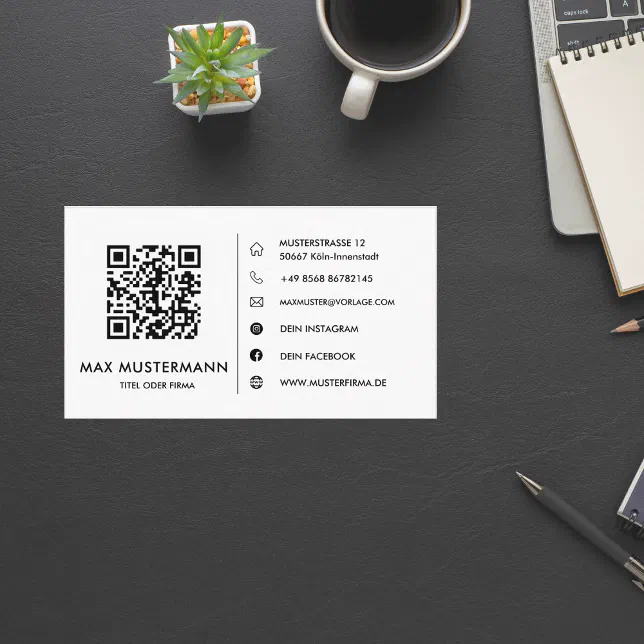 QR Code Carte de visite | Zazzle.fr