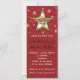 Red & Gold Hollywood Star Retro Invitation | Zazzle.fr