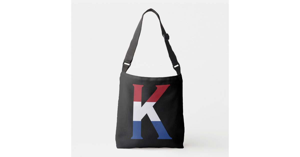 Sac Ajustable K Monogramme superposé sur le drapeau NLD sur cbcn ...
