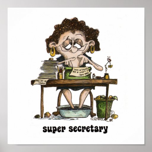 secrétaire superbe affiche | Zazzle