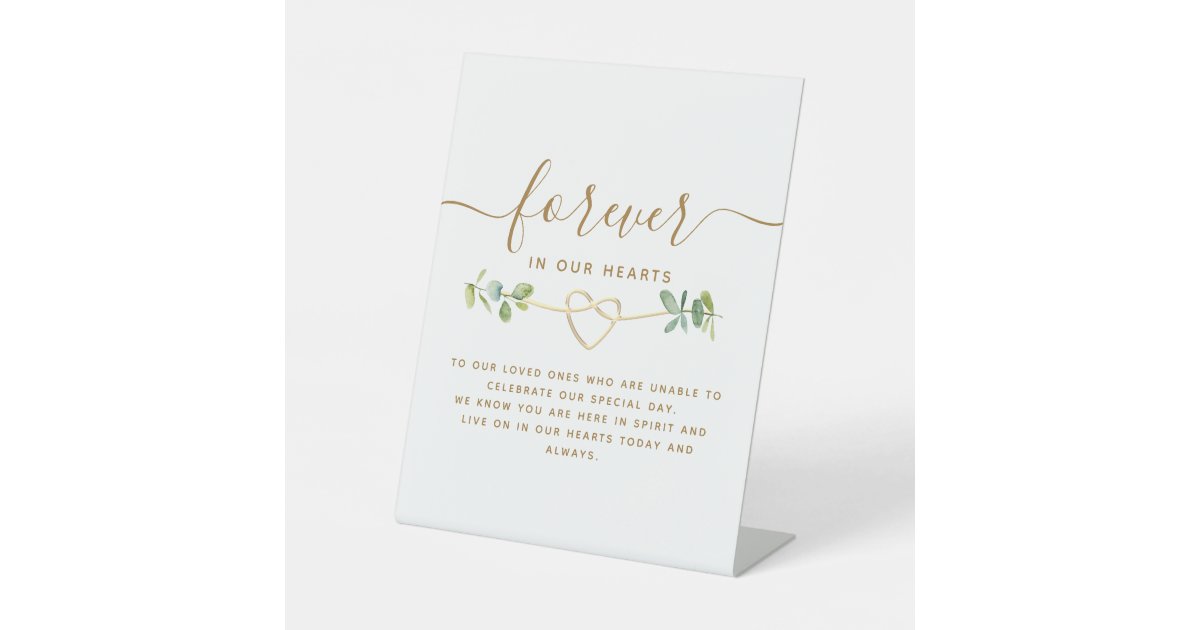 Signe De Table Symbole Mariage Eucalyptus | Zazzle.fr