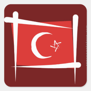 Autocollants & Stickers Drapeau Turc | Zazzle.fr