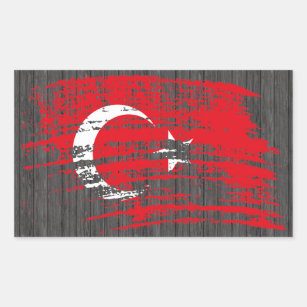 Autocollants & Stickers Drapeau Turc | Zazzle.fr