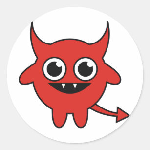 Autocollants & Stickers Diable Rouge | Zazzle.fr
