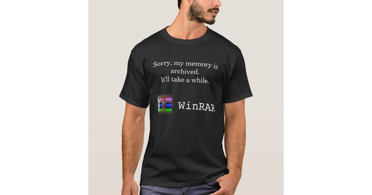 T-shirt WinRAR | Zazzle.fr
