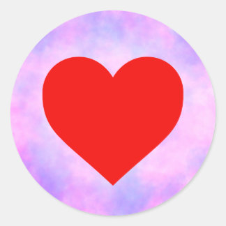 Coeur Rouge Autocollants, Stickers Coeur Rouge