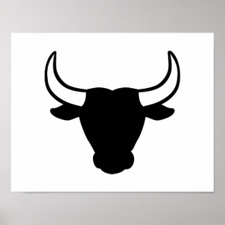 Tête De Taureau Posters, Tête De Taureau Affiches