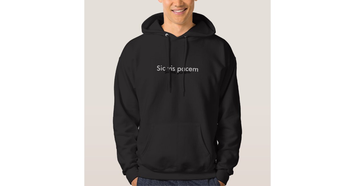 Veste À Capuche Sic vis pacem parabellum | Zazzle.fr